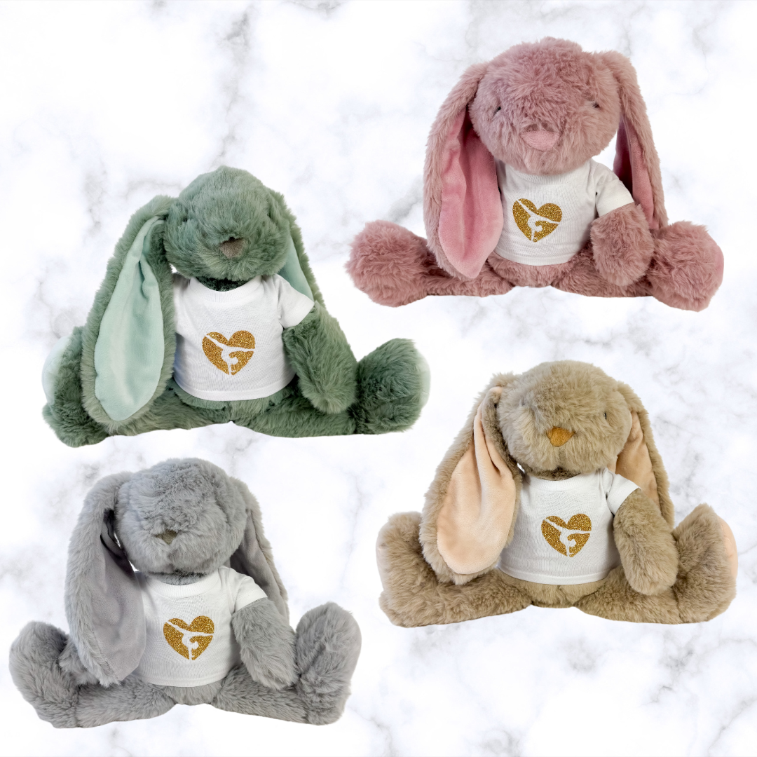 Knuffel Konijn met Turnster Shirt - Sparkle & Dream – Sparkle&Dream